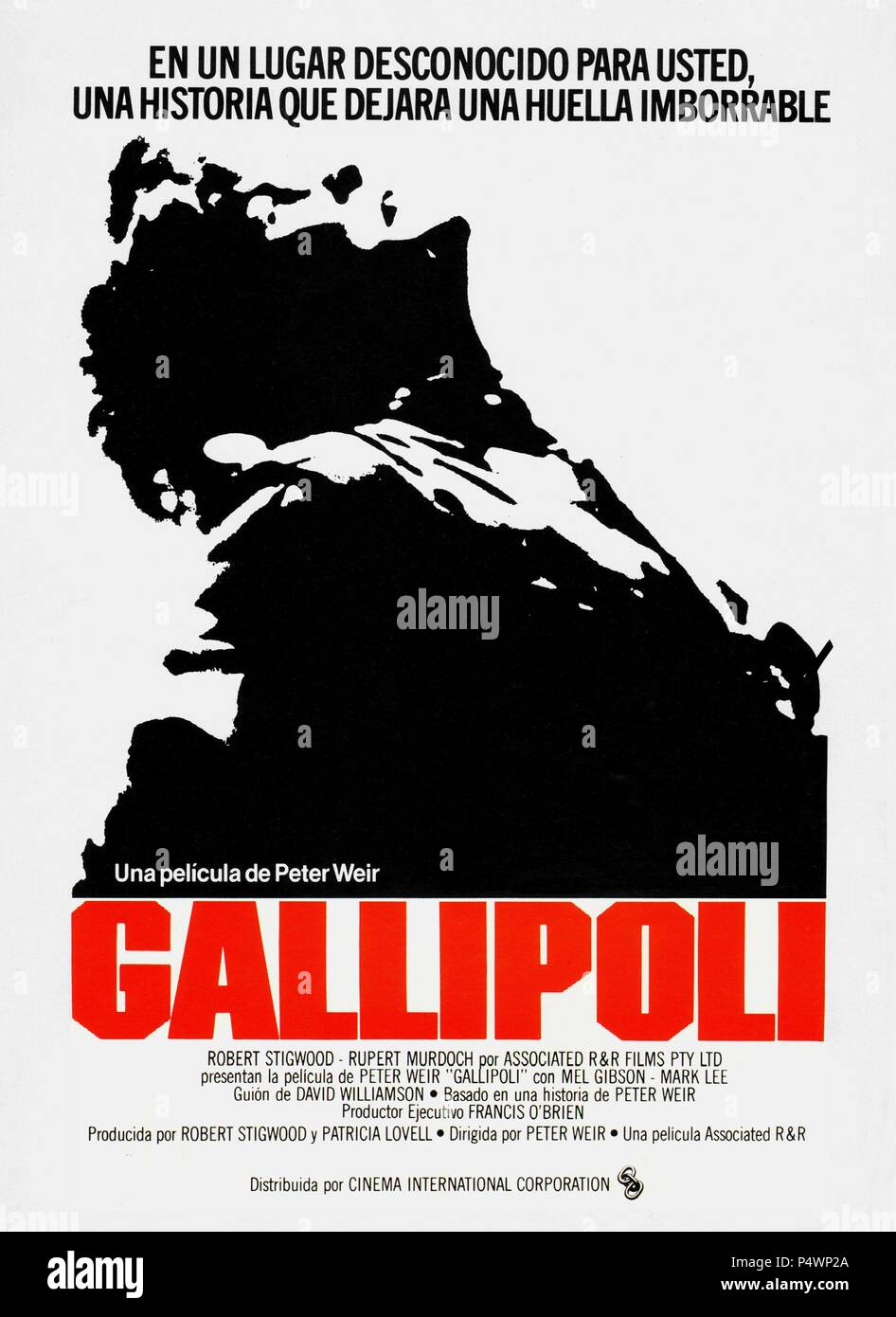 Original Film Title: GALLIPOLI. English Title: GALLIPOLI. Film Director ...