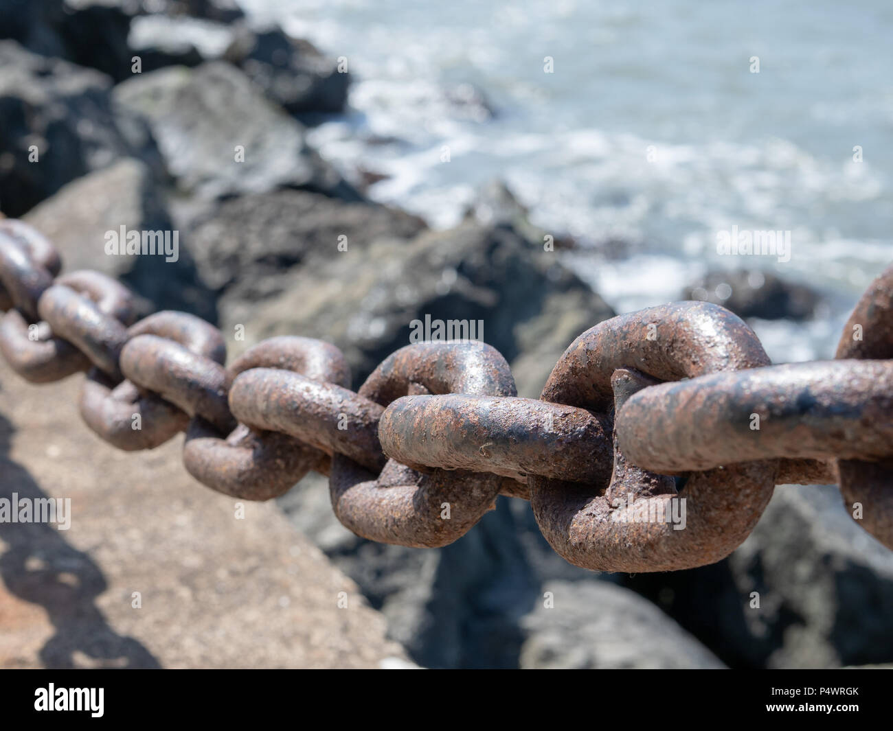 Chain barrier hi-res stock photography and images - Alamy