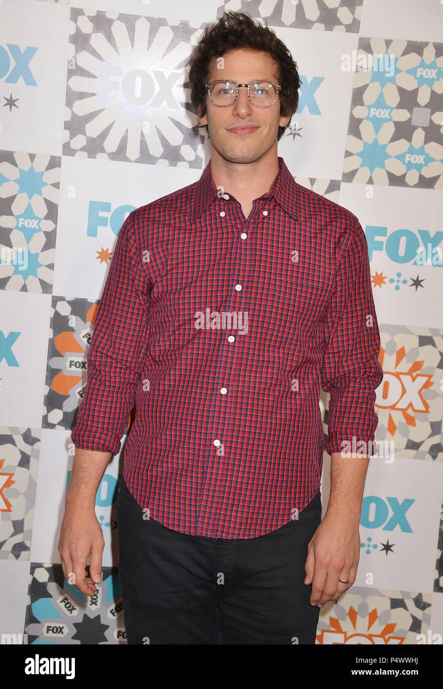 Andy Samberg 224 at the All Star party Fox Talent tca 2014 At the So Ho ...