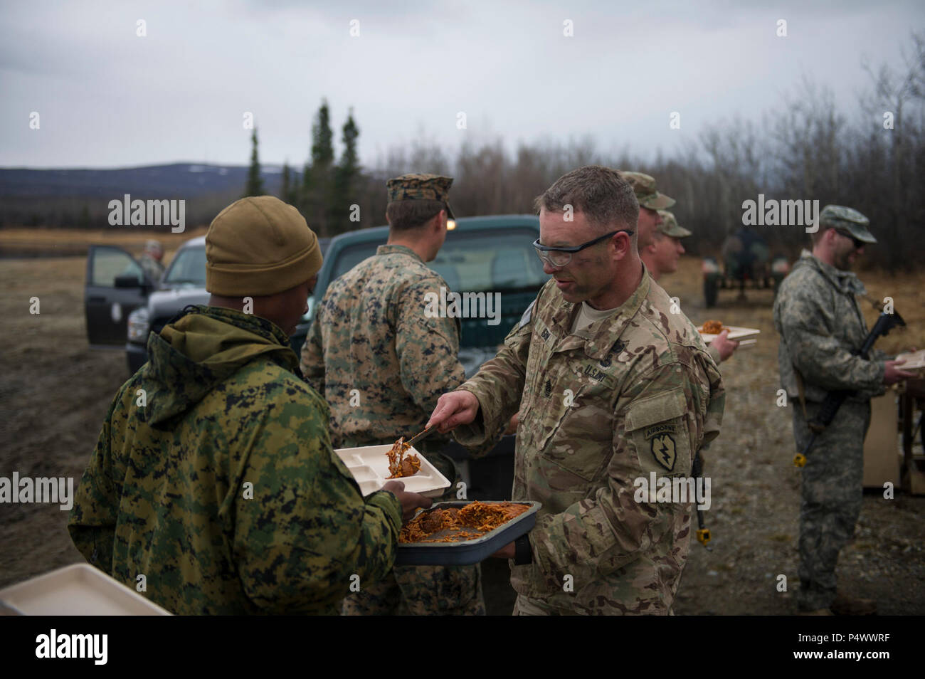 U.S. Army Sgt. Maj. James Gaw, the 6th Brigade Engineer Battalion ...