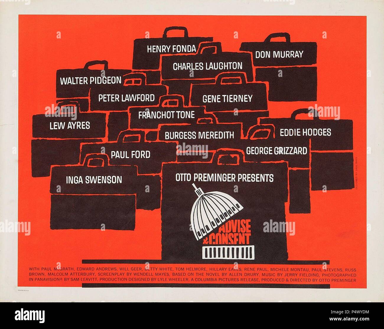 Original Film Title: ADVISE AND CONSENT. English Title: ADVISE AND ...