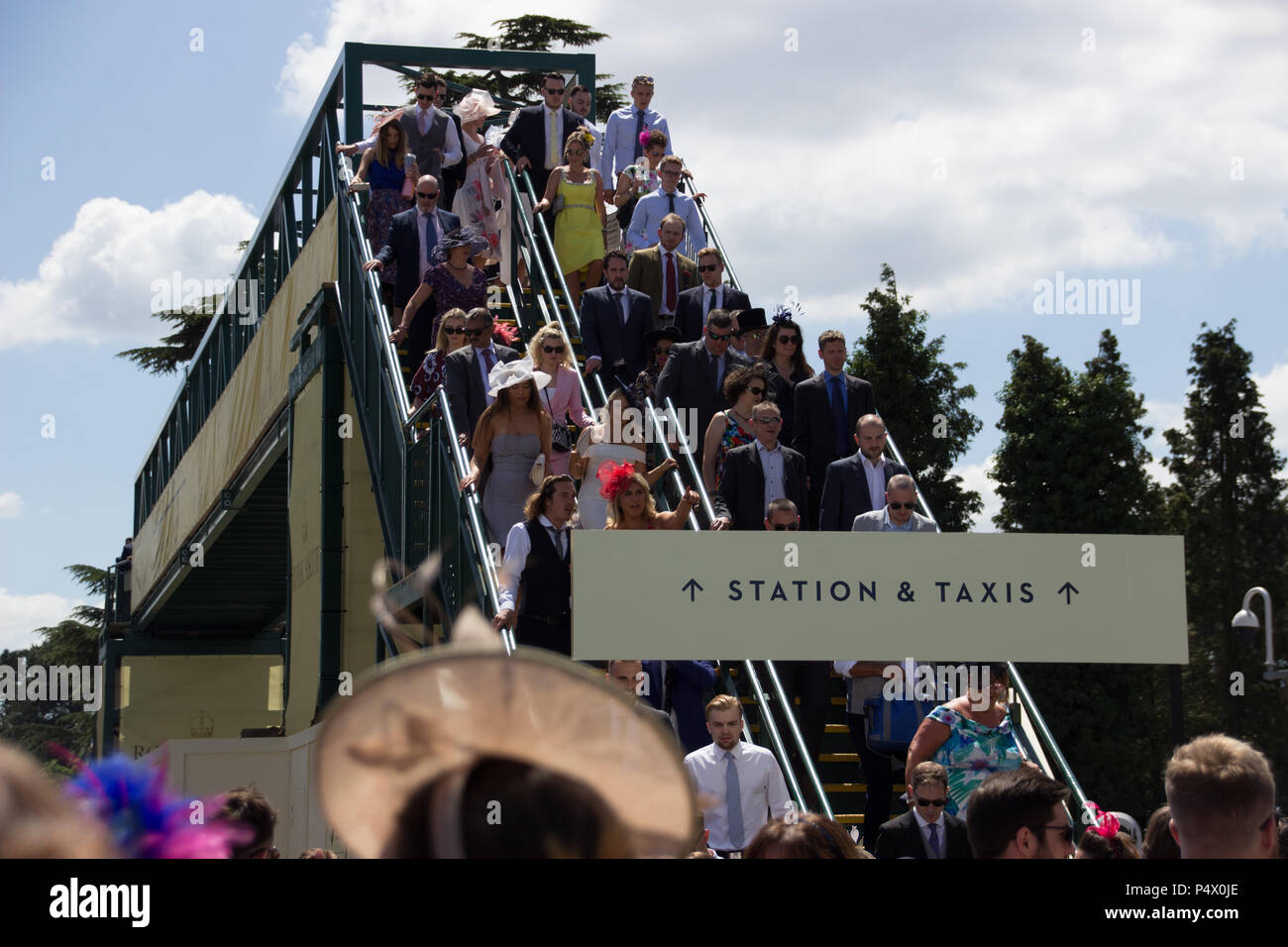 Crowd people watching ascot hi-res stock photography and images - Alamy