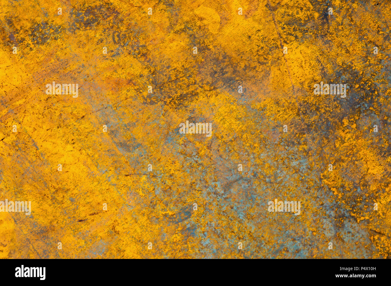 The rusty hot-rolled sheet metal at the warehouse of metal products ...