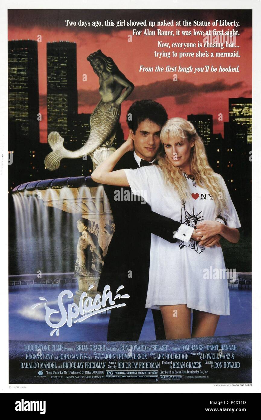 Original Film Title: SPLASH. English Title: SPLASH. Film Director: RON ...