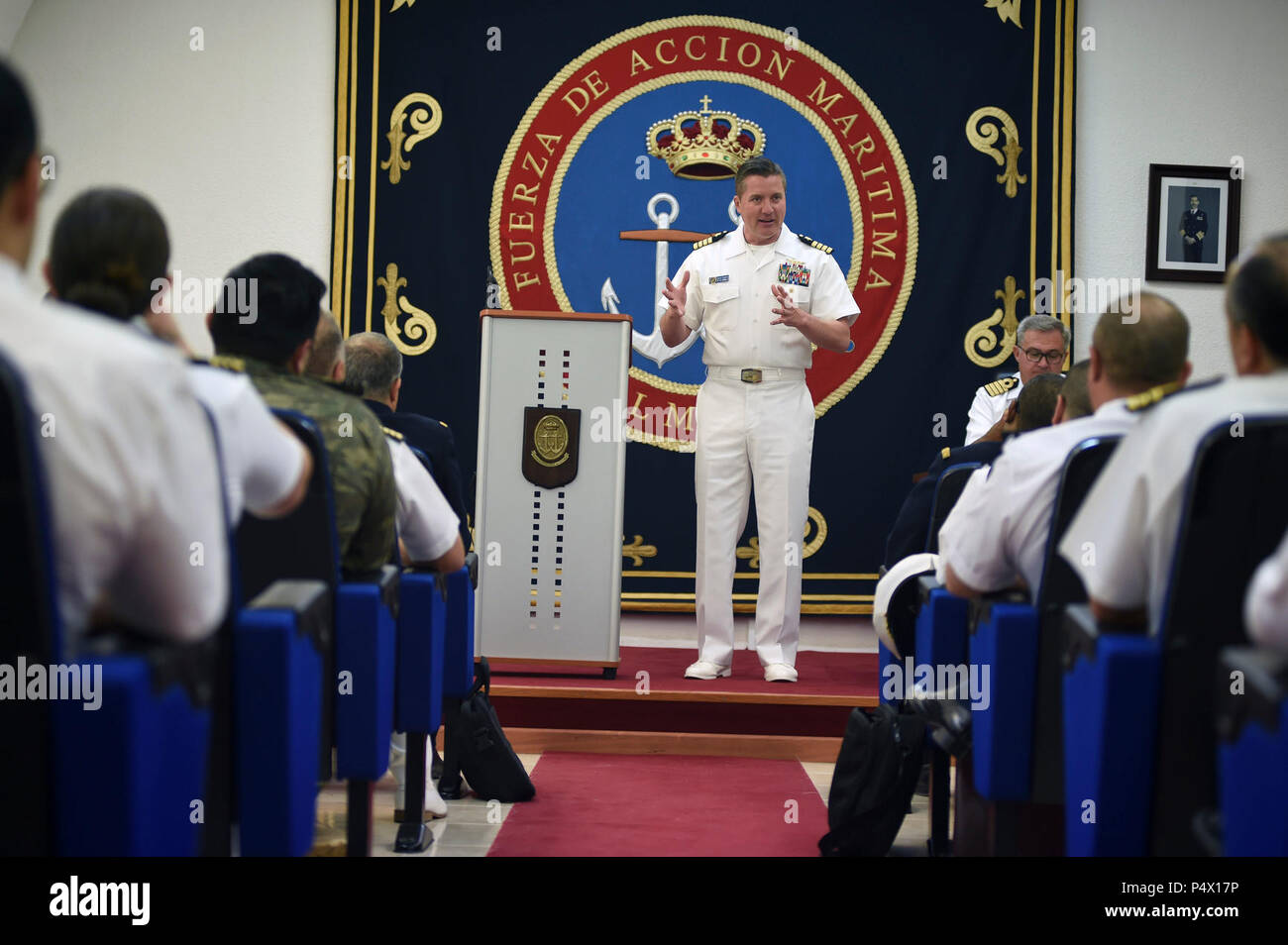 CARTAGENA, Spain (May 10, 2017) Capt. Daniel Hopkins, exercise Phoenix ...
