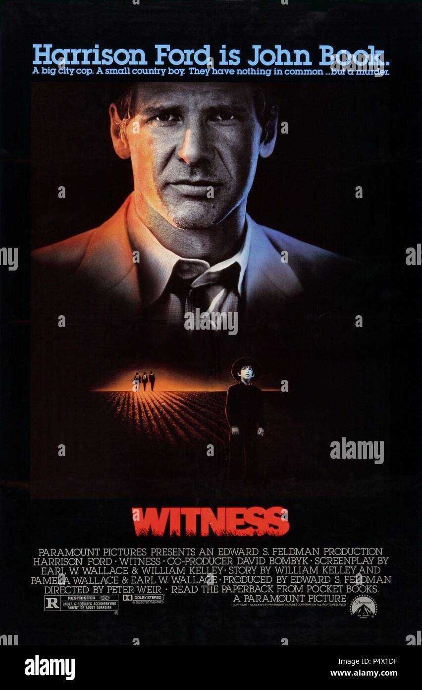 Original Film Title: WITNESS. English Title: WITNESS. Film Director ...