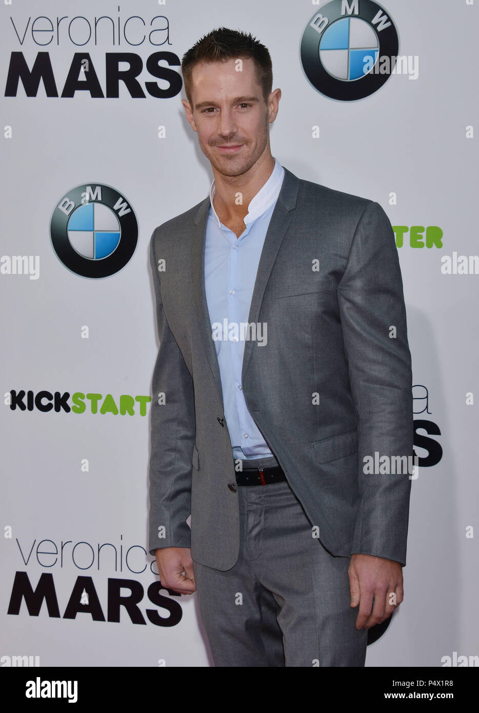 Jason Dohring arriving at the Veronica Mars Premiere at the Chinese ...
