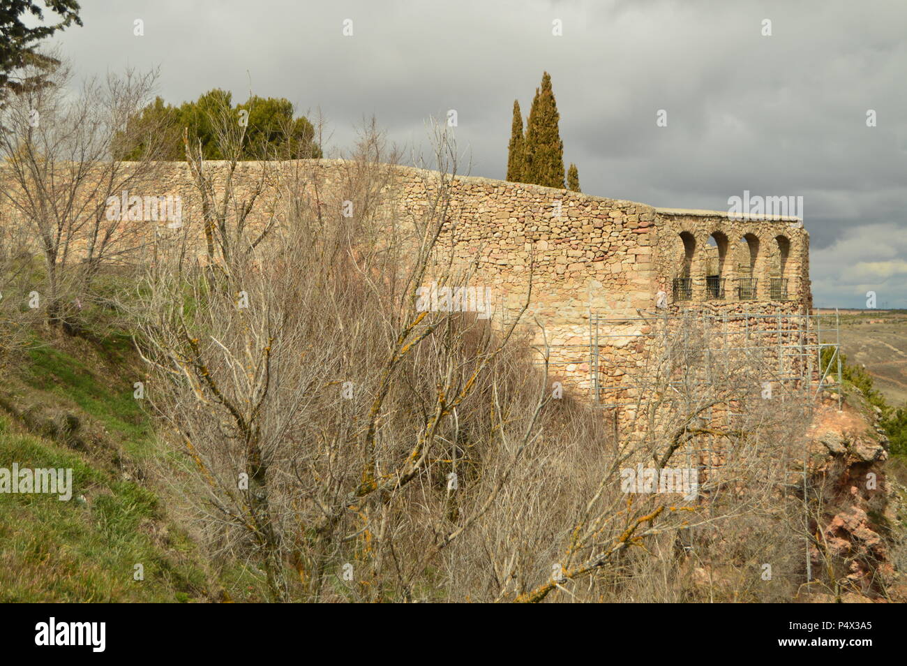 Yard Arches Of The Convent Of Santa Isabel In Medinaceli. March 19 ...