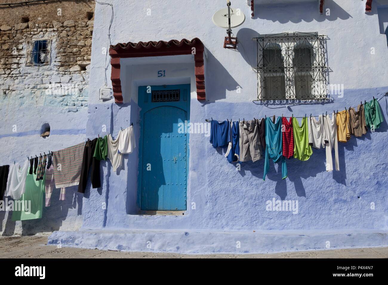 Chefchaouen washing hi-res stock photography and images - Alamy