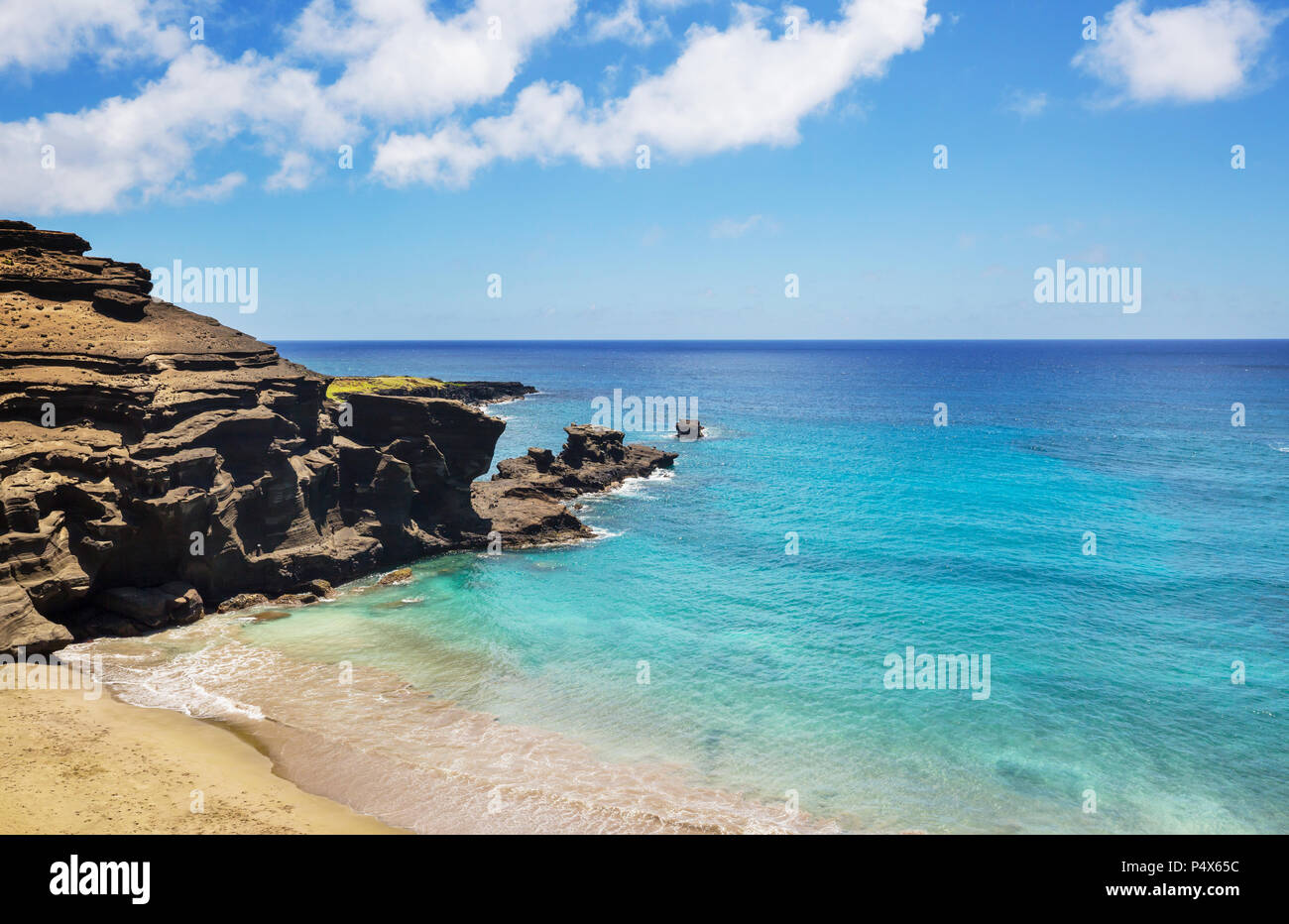 Amazing hawaiian beach Stock Photo - Alamy