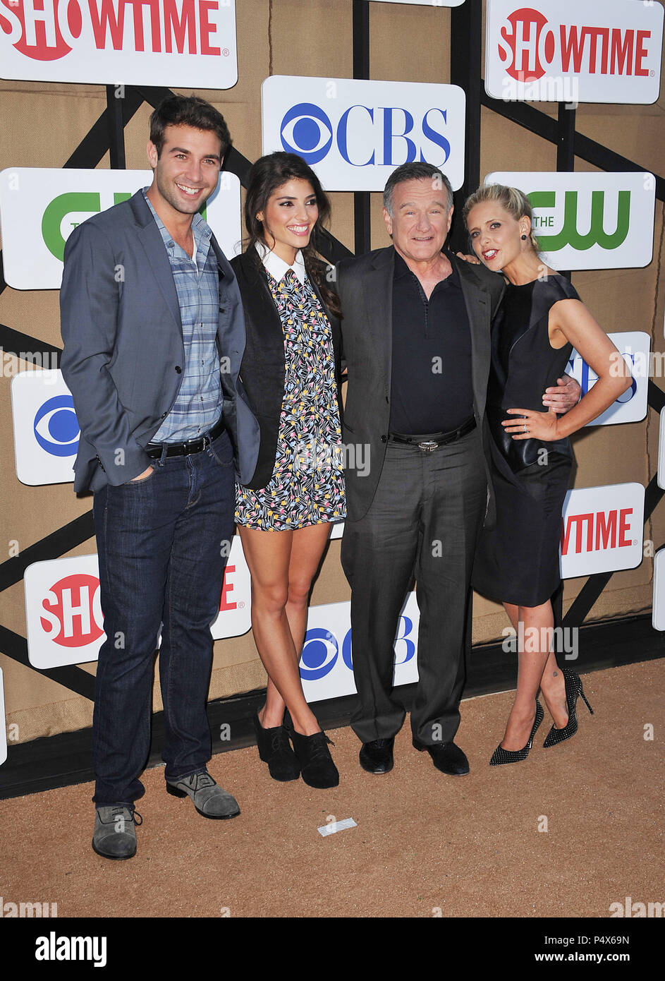 Amanda Setton, James Wolk, Sarah Michelle Gellar and Robin Williams ...