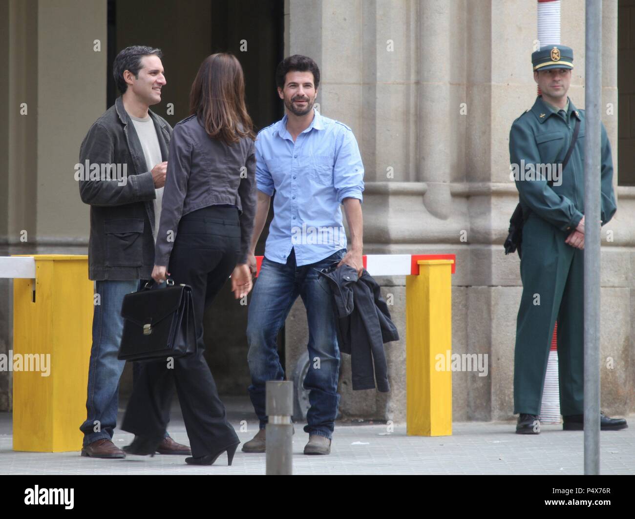 Rodolfo Gracia rueda una escena de "Gavilanes" en las calles de ...