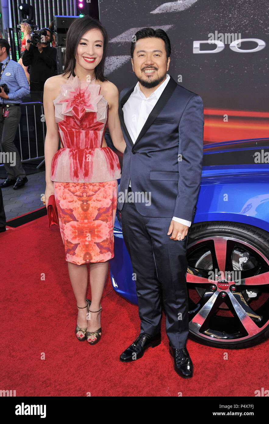 Jimmy Lin - director and sarah Li at the Fast And Furious 6 Premiere at ...