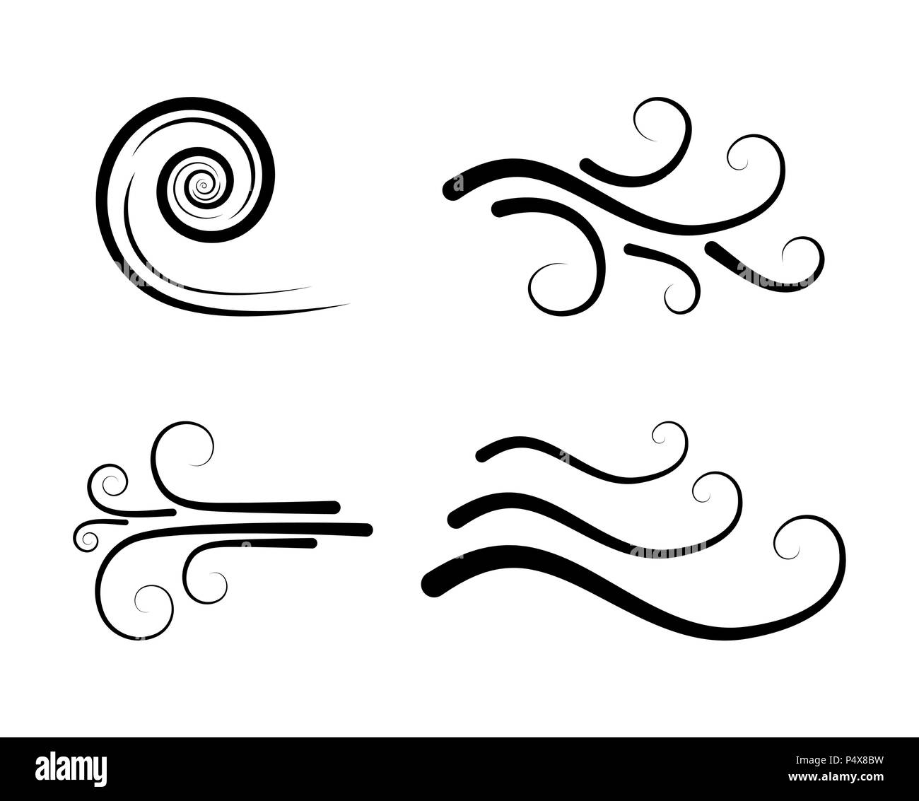 Wind Swirls Cartoon