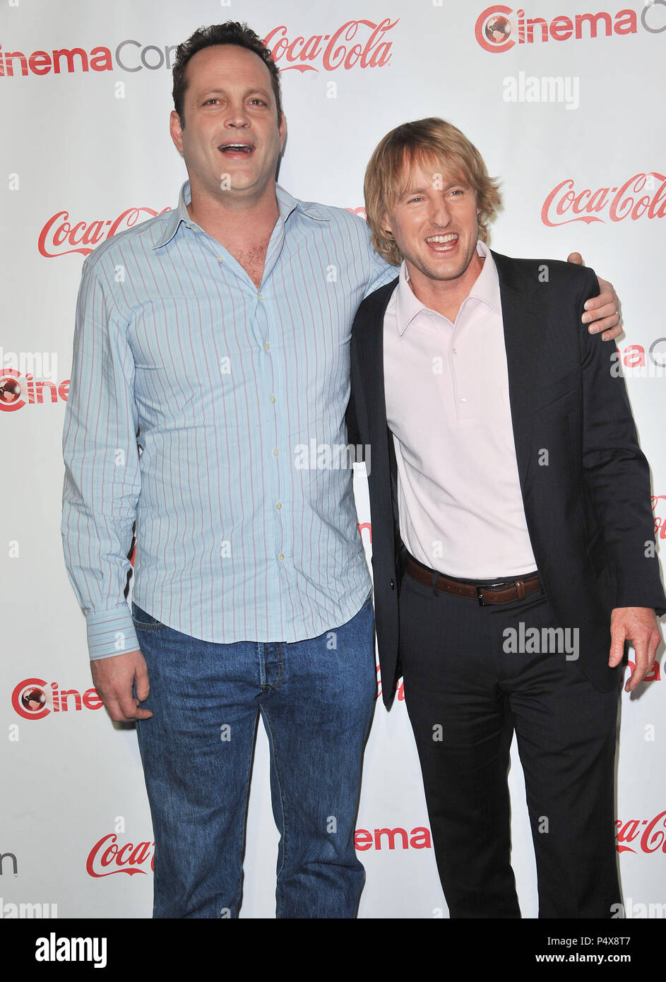 Vince Vaughn and Owen Wilson at the Cimenacon 2013 Big Screen Achiv ...
