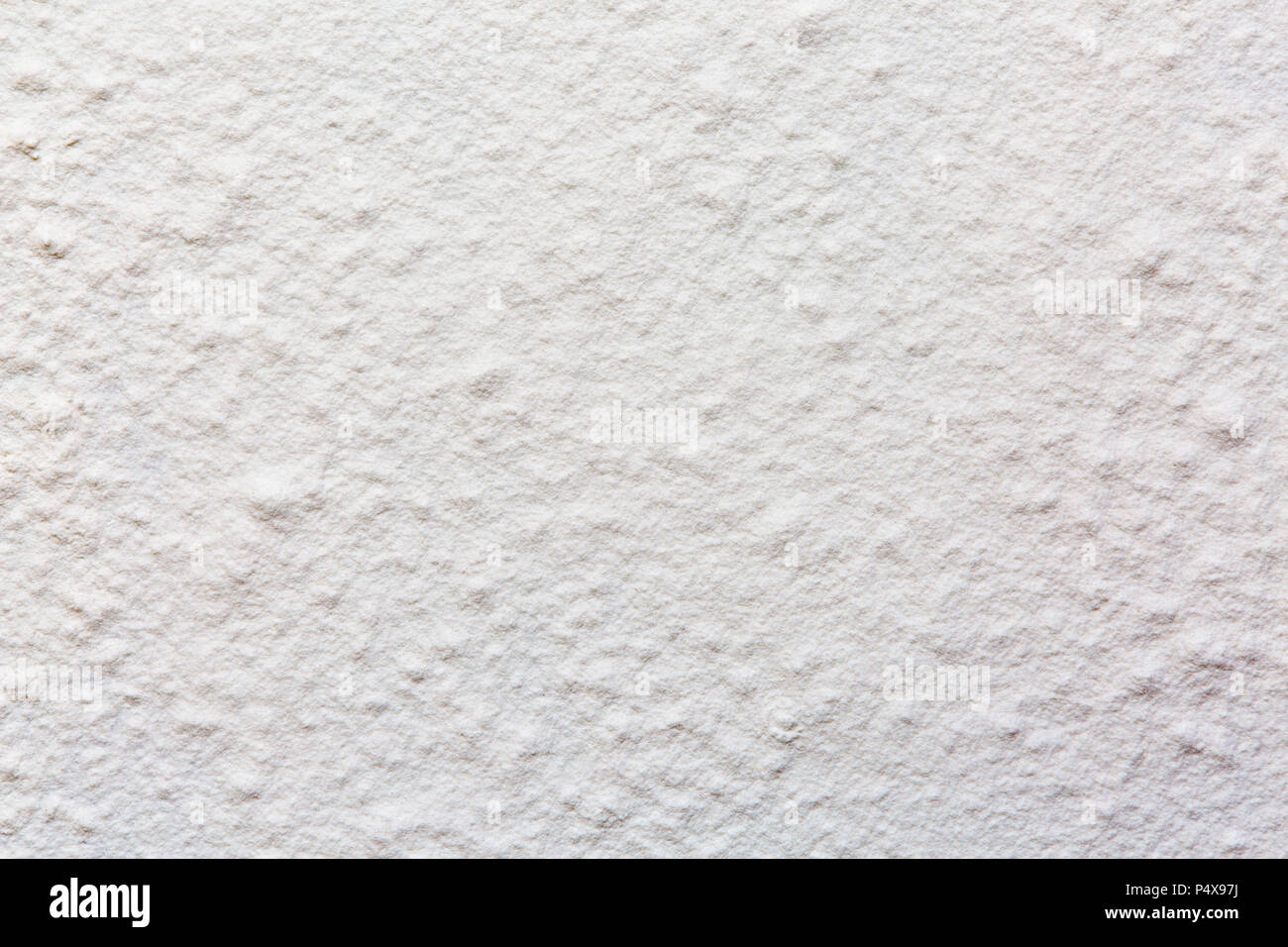 Flour surface. A pile of flour, top view Stock Photo - Alamy