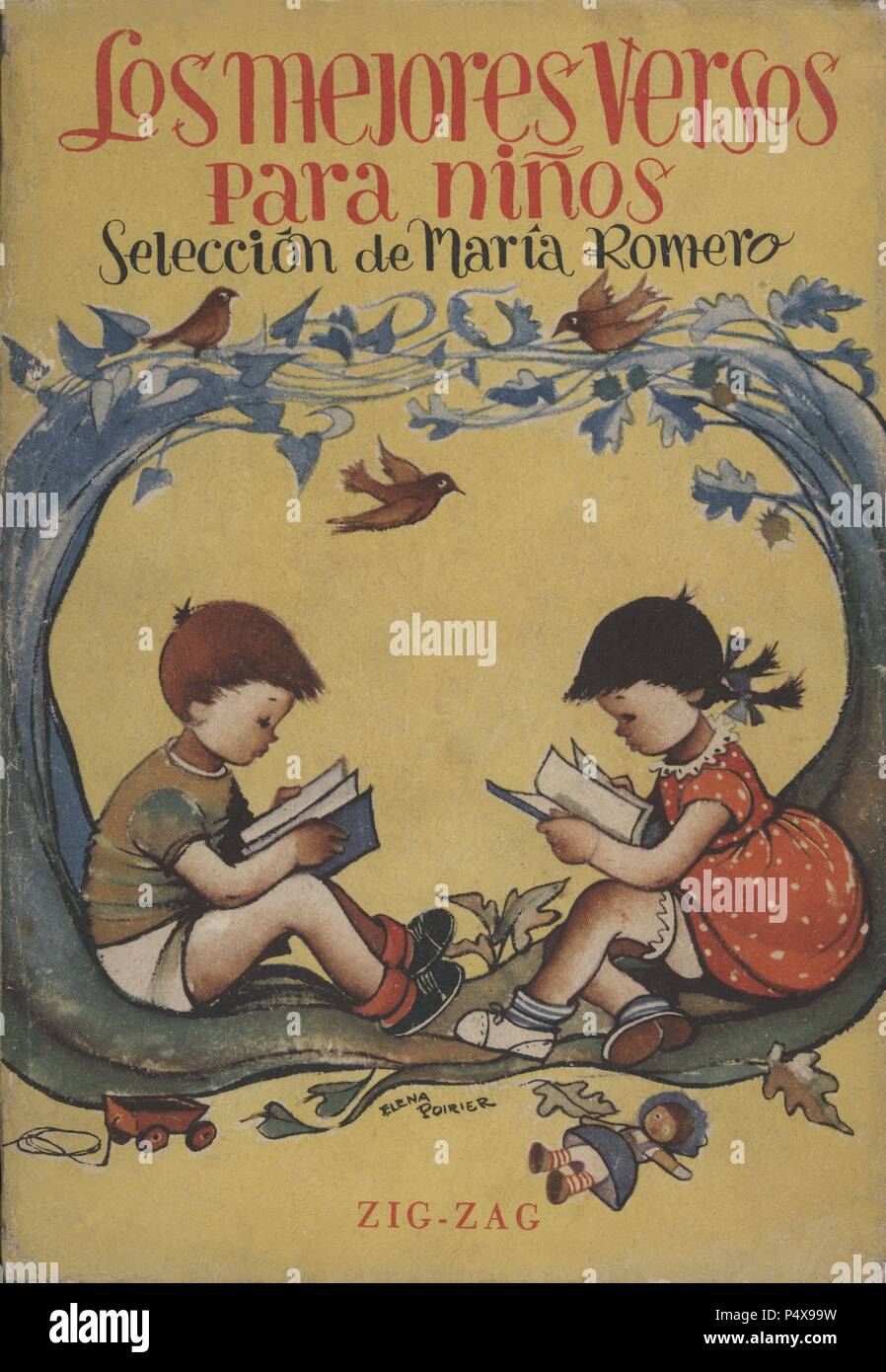 Portada del libro "Los mejores versos para niños", de María Romero ...