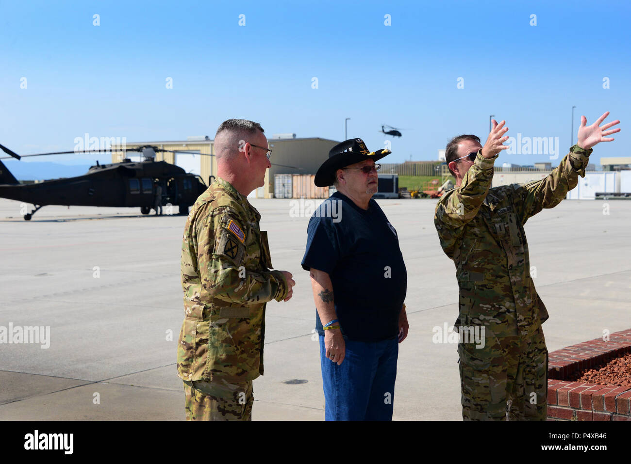 Lt. Col. Patrick Wade, Commander, and Chief Warrant Officer (CW4) Brad ...