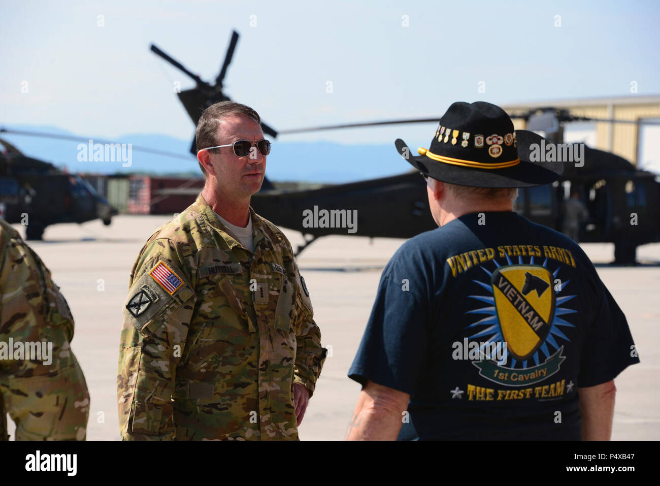Chief Warrant Officer (CW4) Brad Hutsell, helicopter pilot with the 1 ...