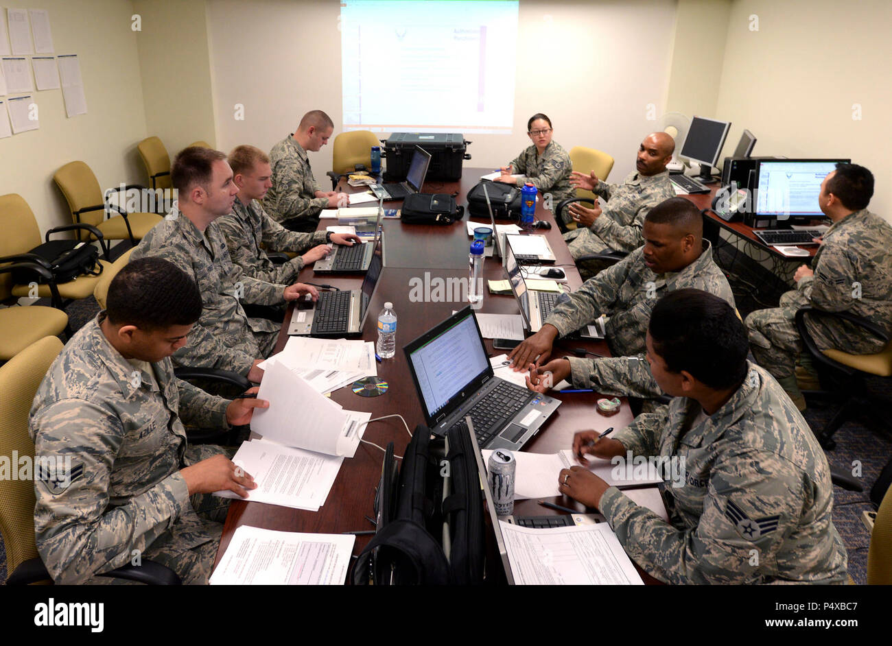 A team of contract specialists and contract officers from the 55th ...