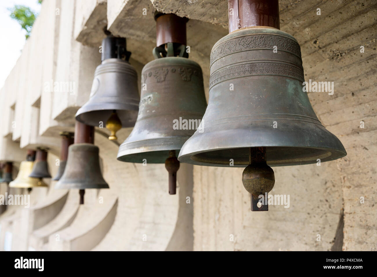 Close up church bells ring hi-res stock photography and images - Alamy