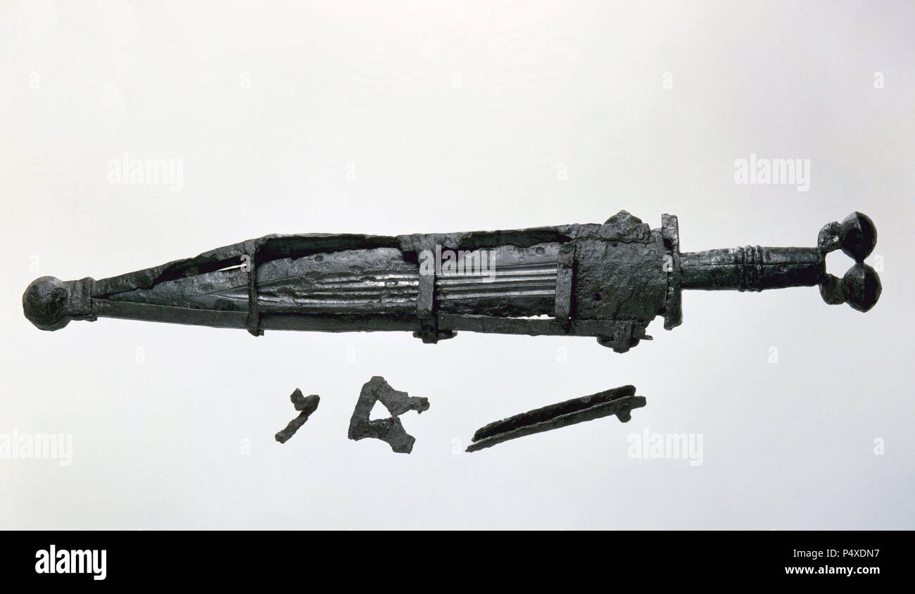 Celtic Art. Spain. Iron Dagger. National Archaeological Museum. Madrid ...