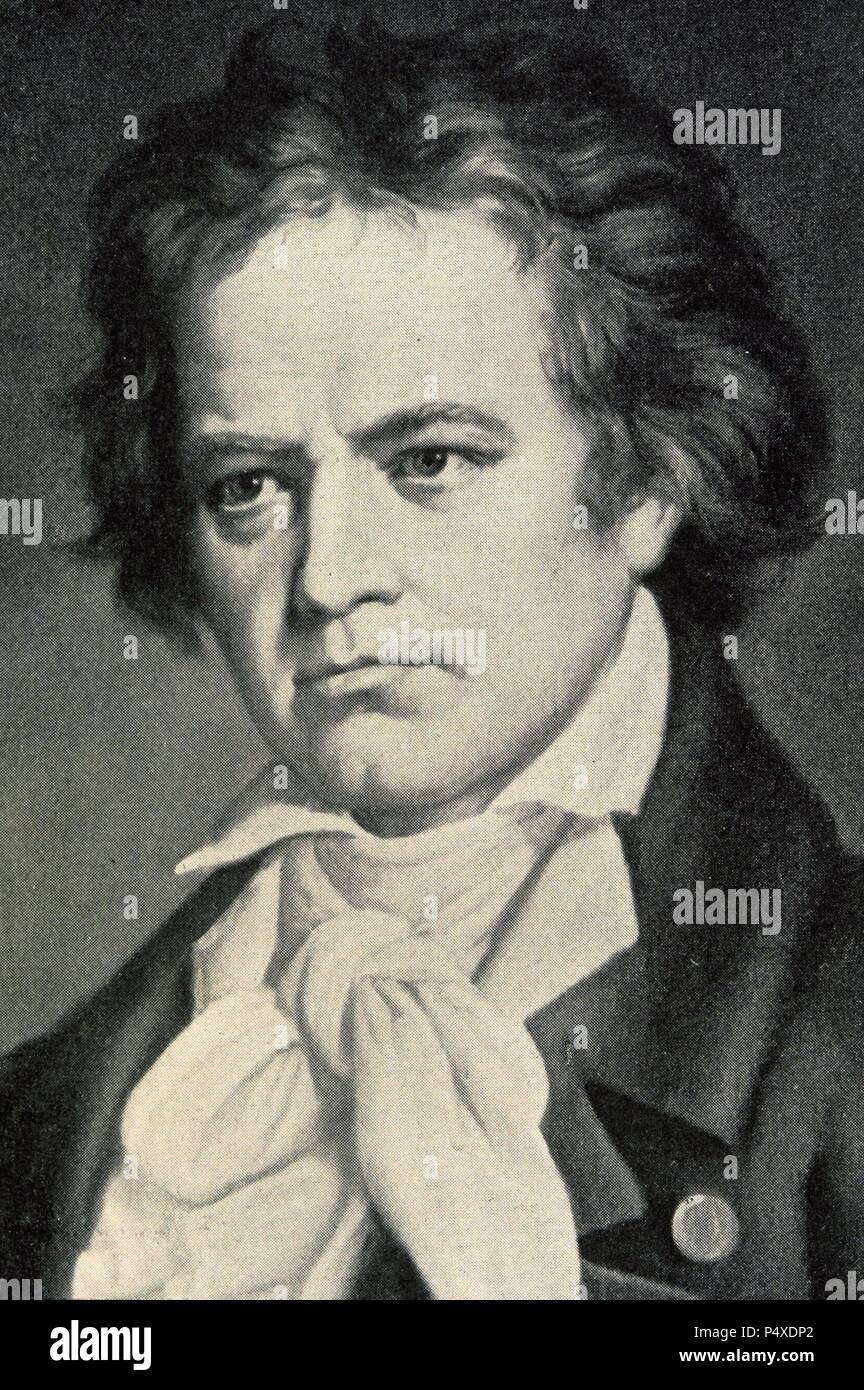 Beethoven, Ludwig Van - 1770-1827. German composer Stock Photo - Alamy
