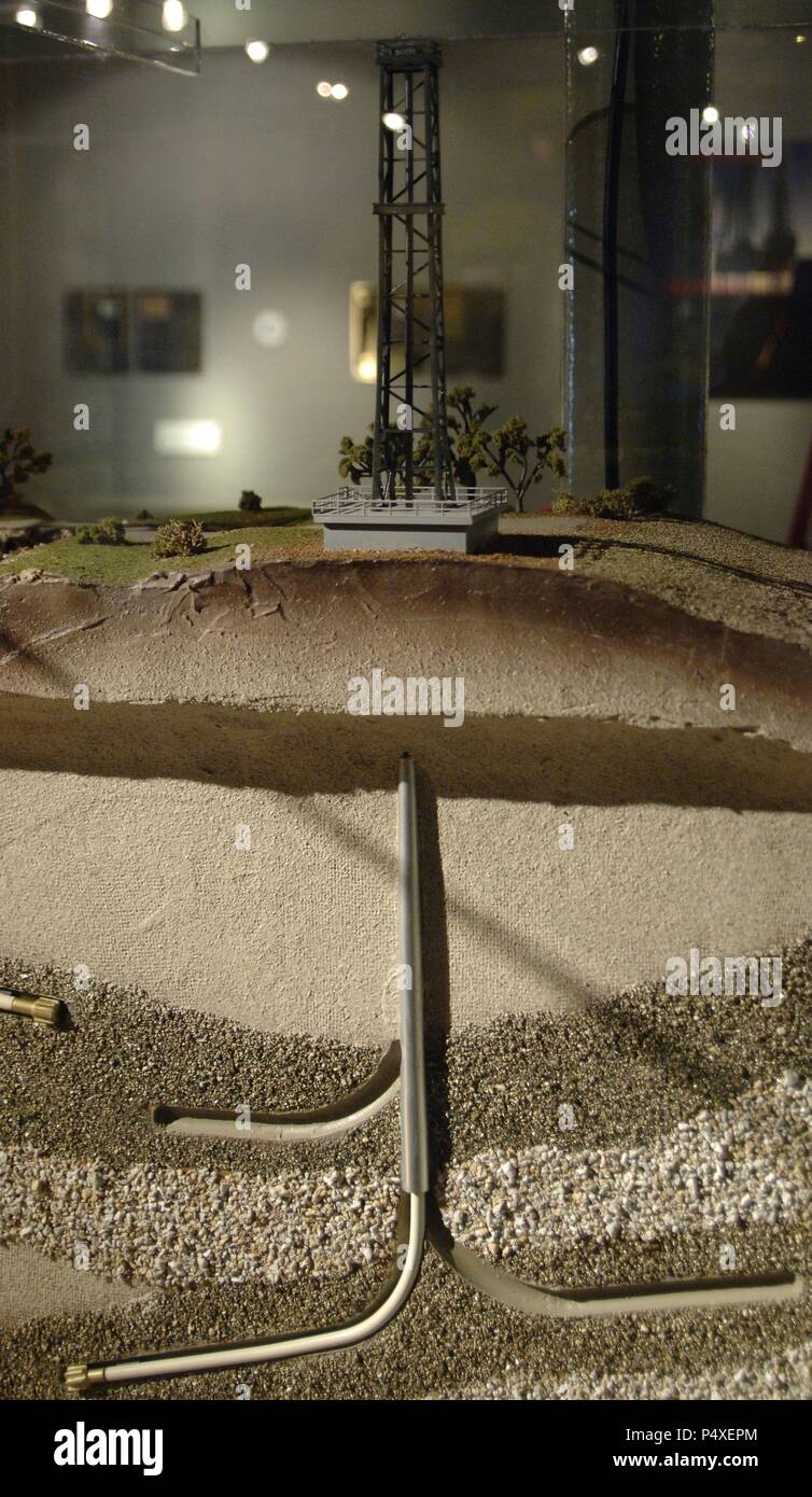 Oil Well. Model. The Ocean Star Offshore Oil Rig & Museum. Galveston ...