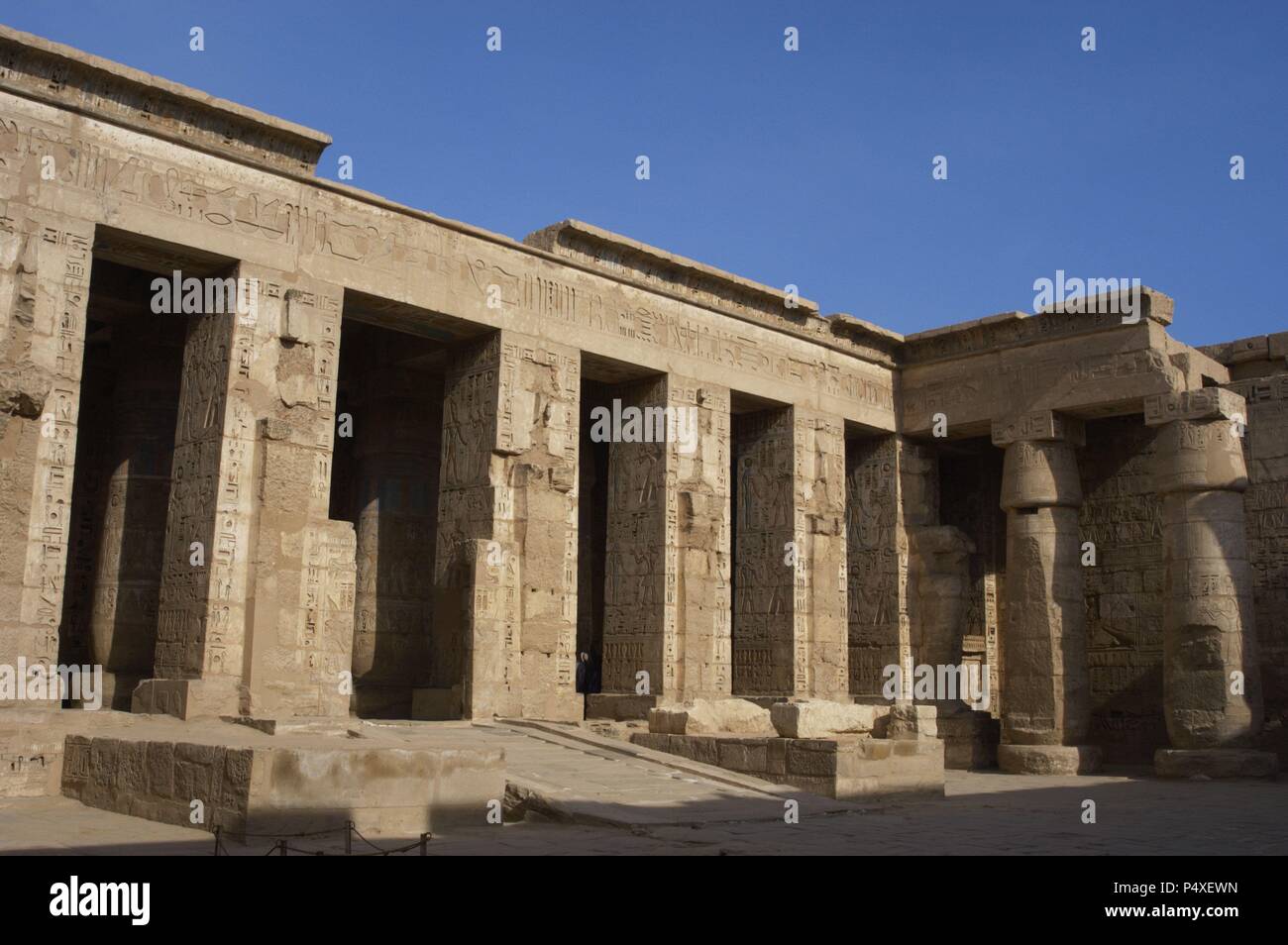Temple of Ramesses III. Twentieth dynasty. New Kingdom. Medinet Habu ...