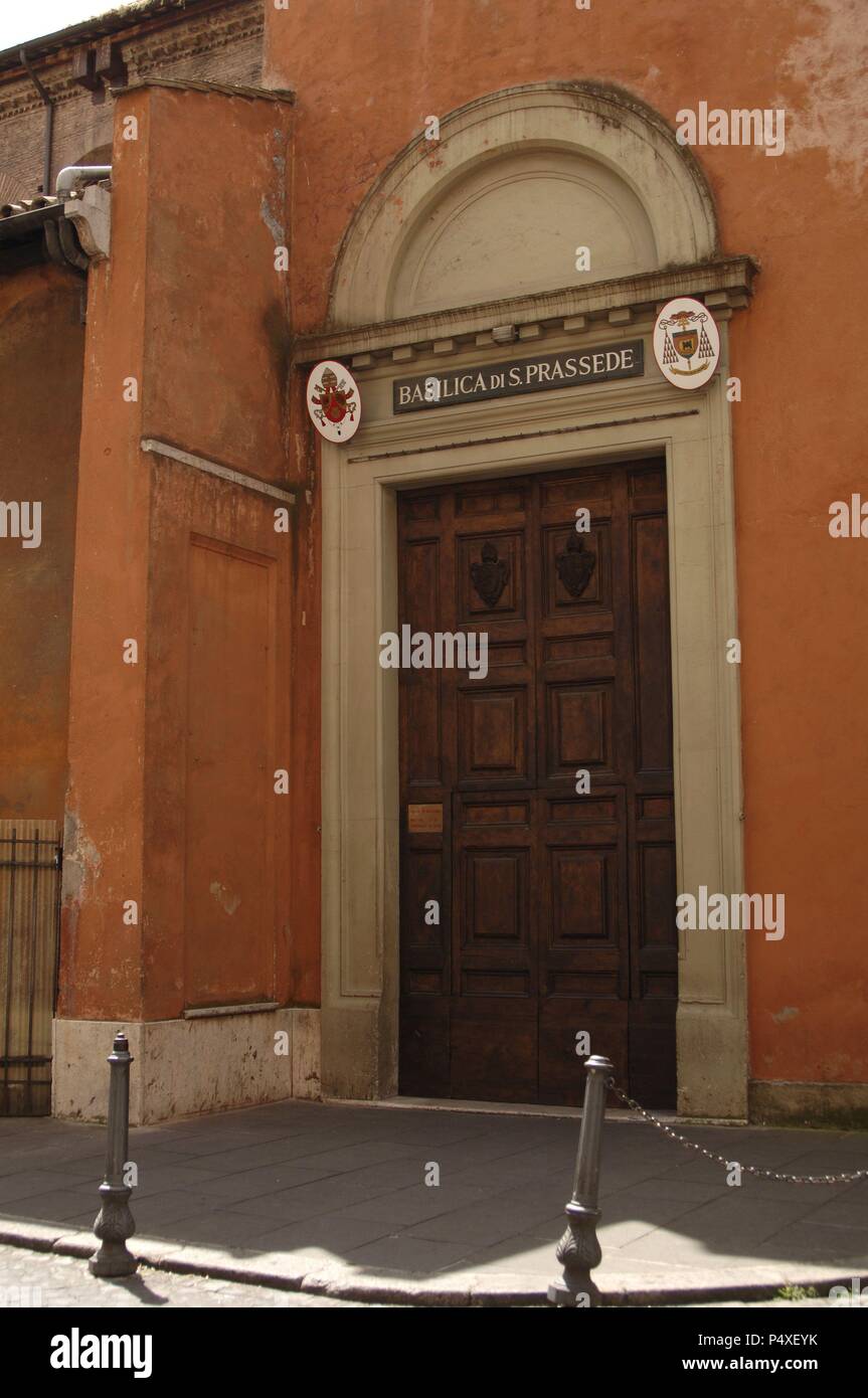 Italy. Rome. Basilica of Saint Praxedes (Santa Prassede). 8th-9th ...