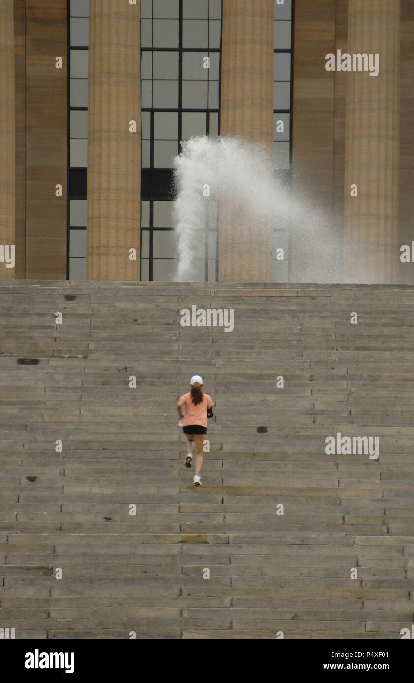 Rocky sylvester stallone stairs hi-res stock photography and images - Alamy