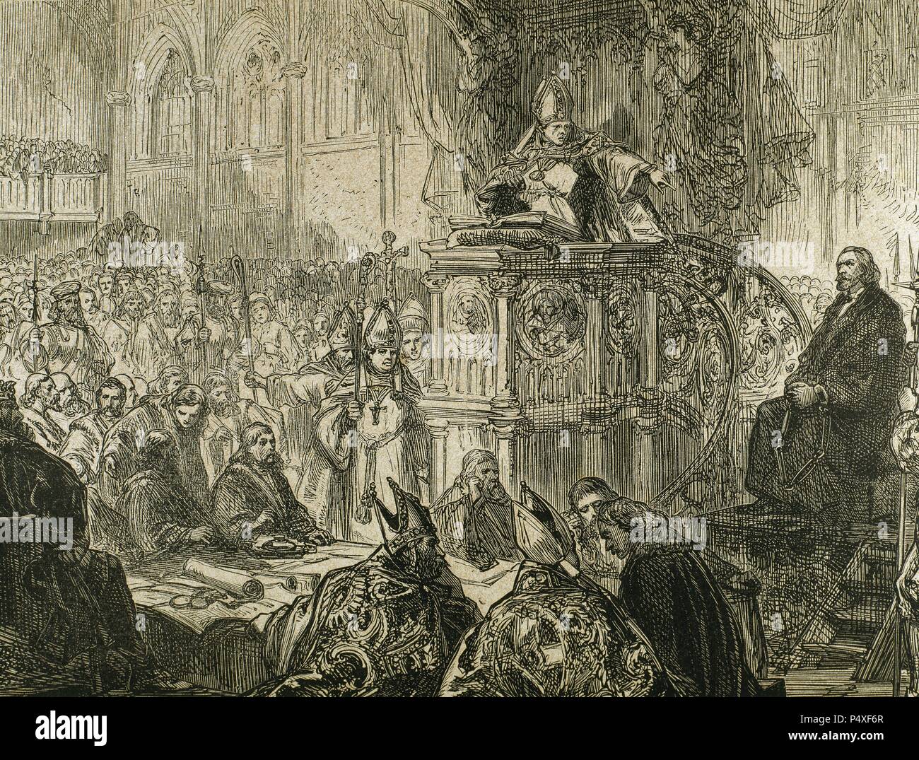 HUS, Jan (1369-1415). Czech priest, philosopher, reformer, and master ...