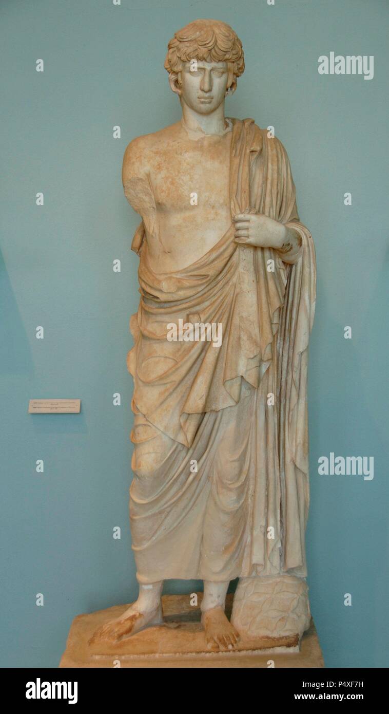 Antinous (110-130). Member of the Roman Emperor Hadrian's entourage, to ...
