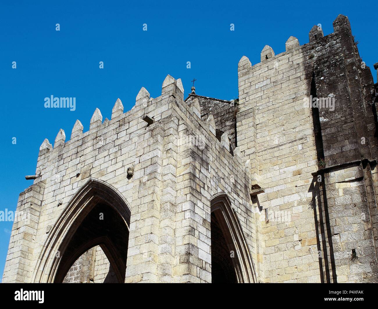 Facade cathedral tui galicia hi-res stock photography and images - Alamy
