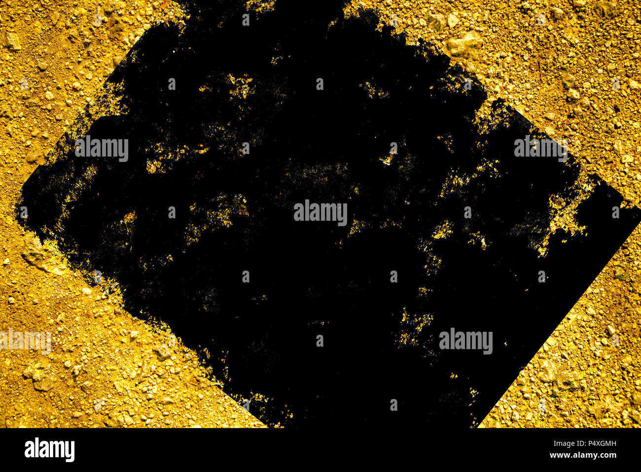 Grunge Ultra yellow Ground texture, sand surface, stone background ...