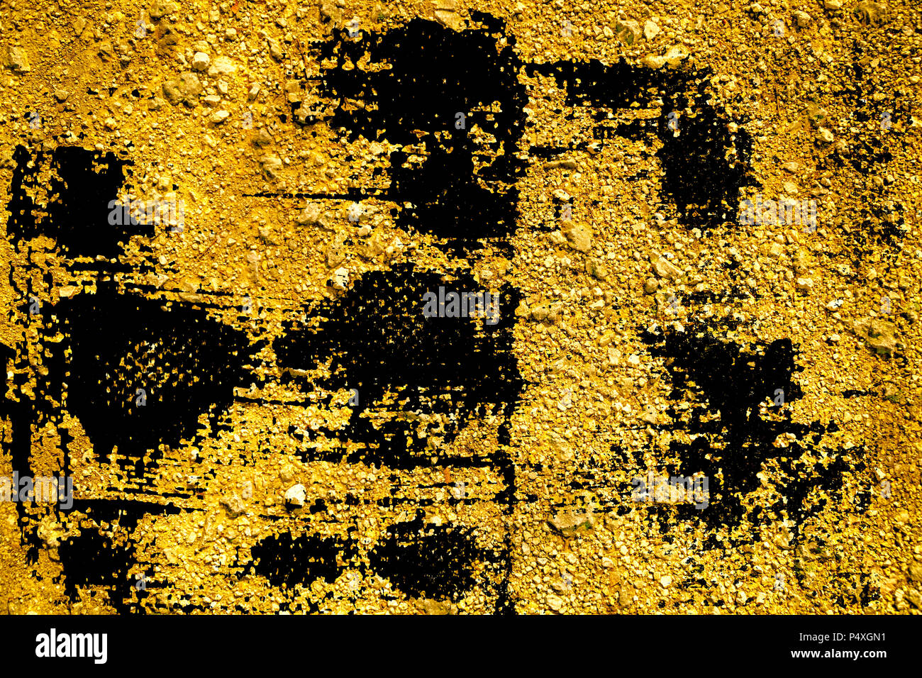 Grunge Ultra yellow Ground texture, sand surface, stone background ...