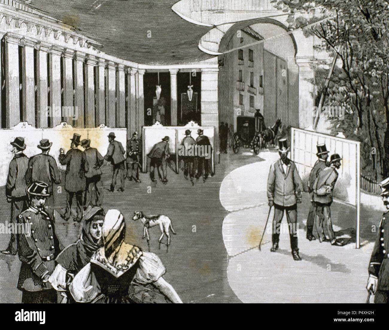 1890 engraving hi-res stock photography and images - Alamy