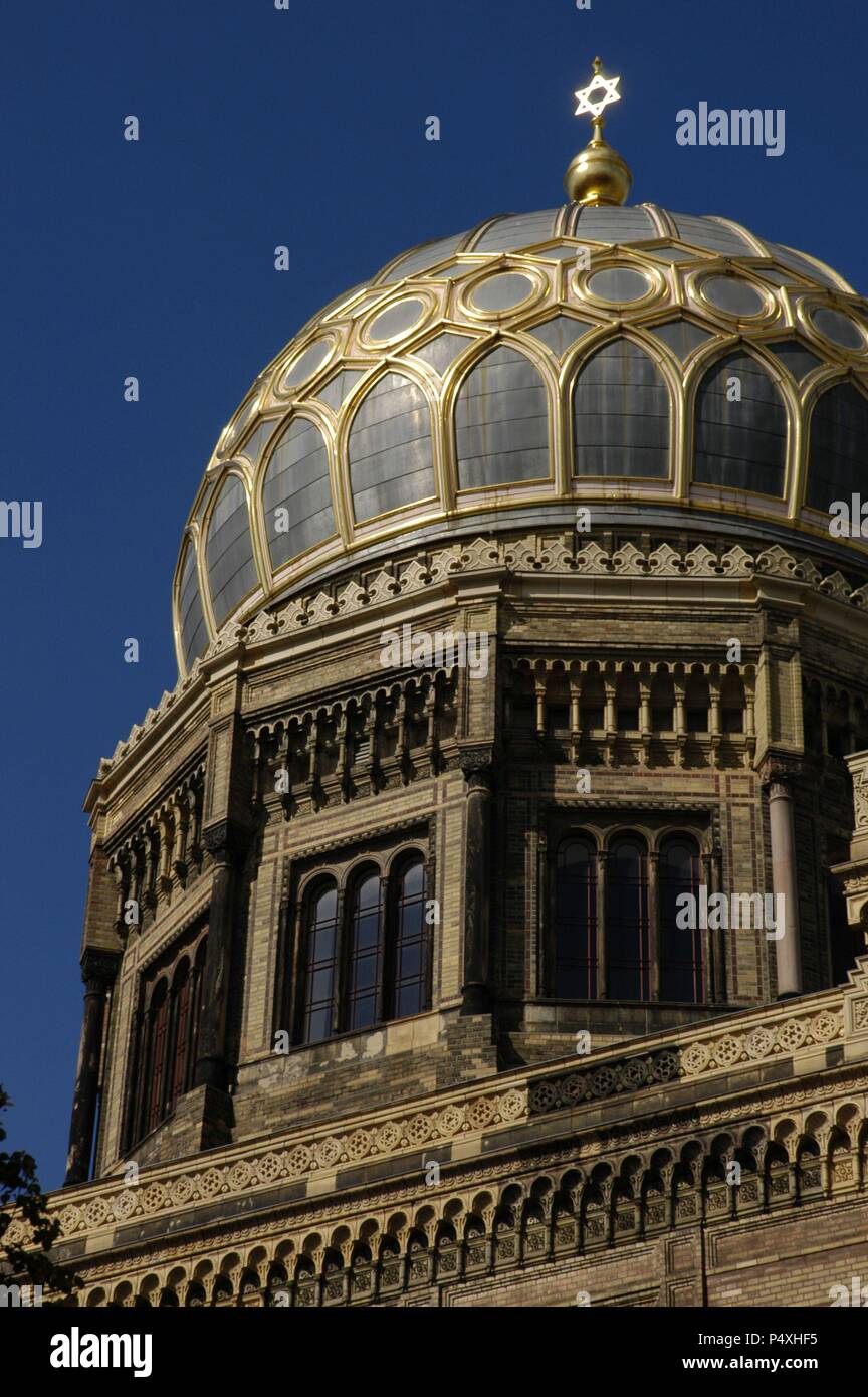 Germany. Berlin. New Synagogue (Neue Synagoge). Built in 1859-66 by ...
