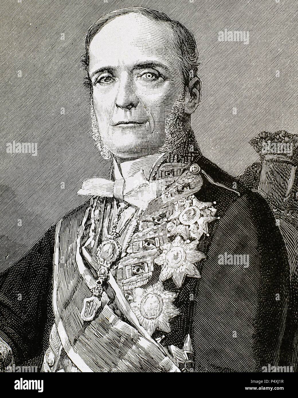 Fernando Calderon Collantes (1811-1890). Spanish politician. 1st ...