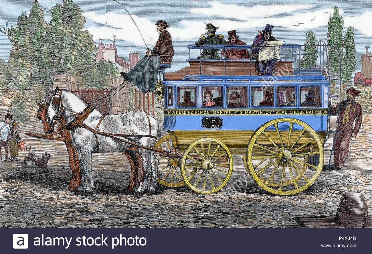 Horse Drawn Omnibus Stock Photos & Horse Drawn Omnibus Stock Images - Alamy