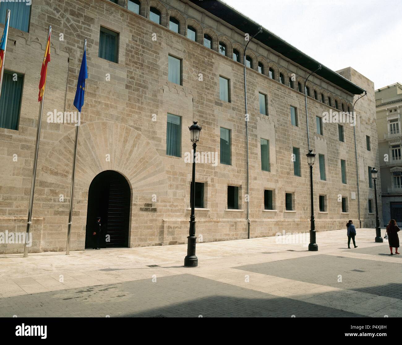 Spain. Valencia. Valencian Courts at the Palace of Benicarlo. 15th ...