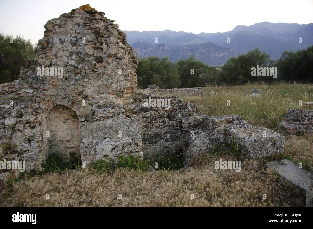 Greece. Sparta. Byzantine church of Christ the Saviour. 10th -11th ...