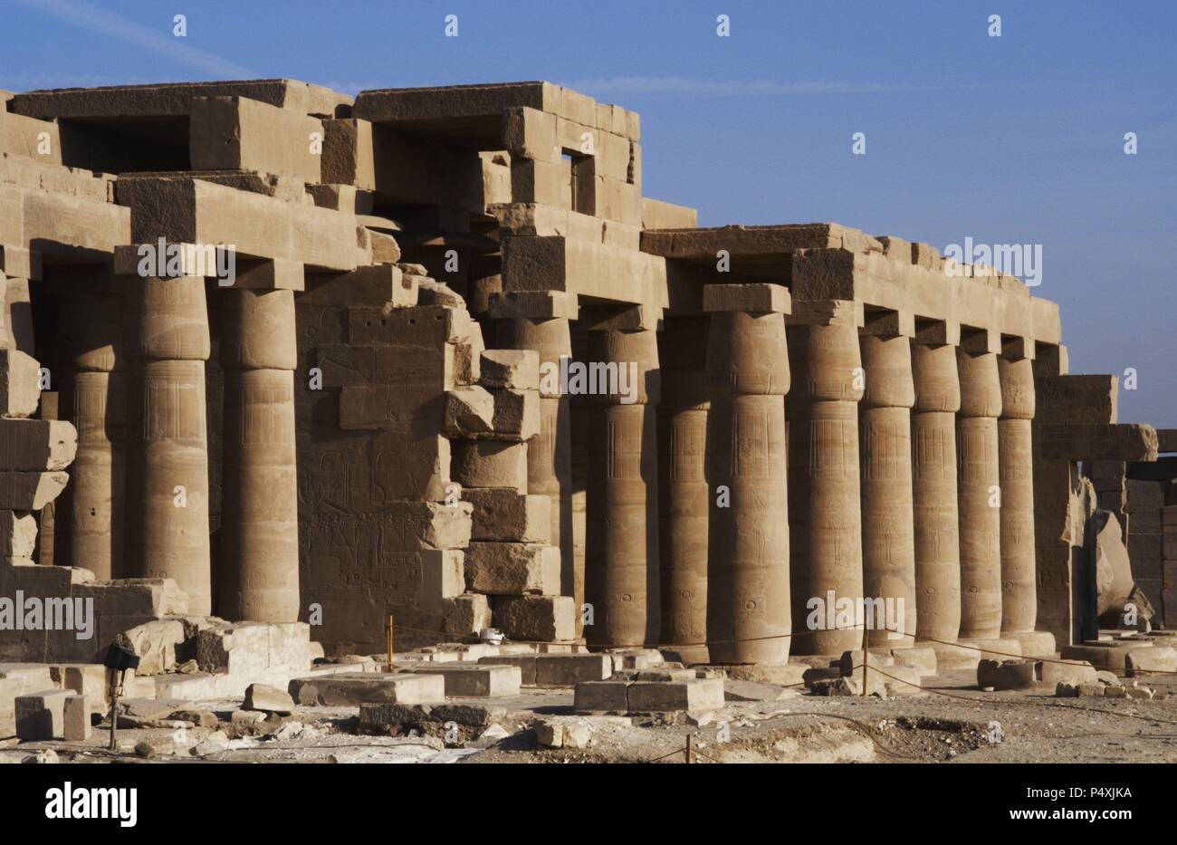 Ramesseum. Nineteenth dynasty. New Kingdom. 13th century B.C. Valley of ...