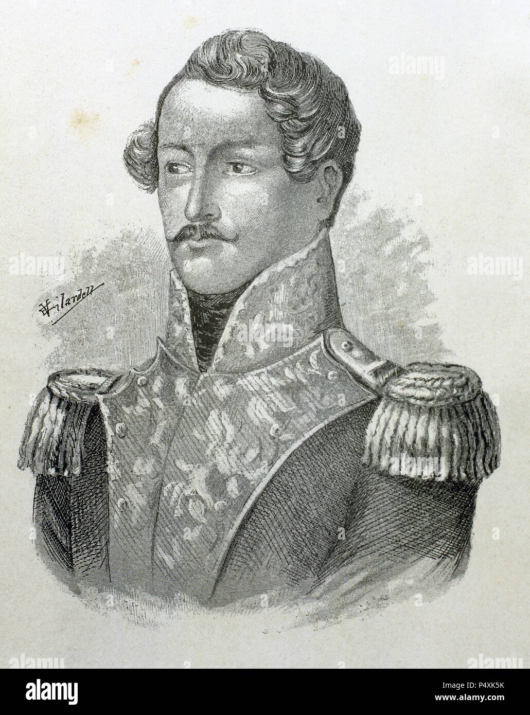 SANTANDER, Francisco de Paula (1792-1890). Político y militar ...