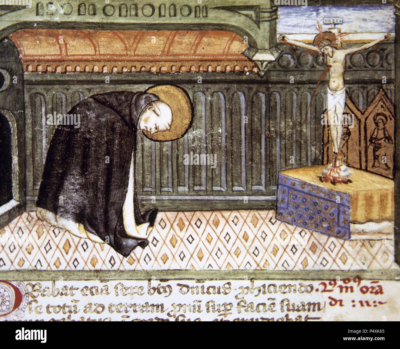 Medieval friar manuscript hi-res stock photography and images - Alamy