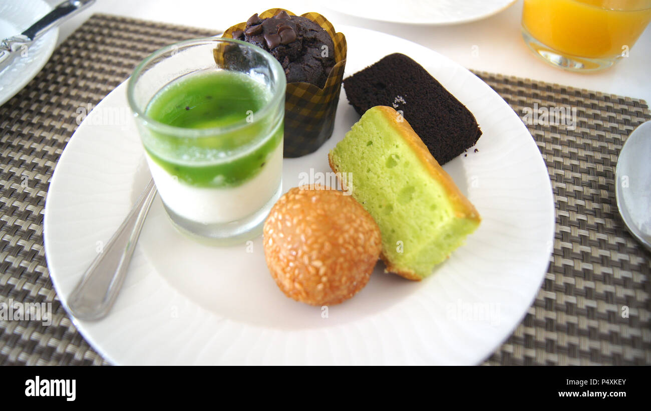 PULAU LANGKAWI, MALAYSIA - APR 5th 2015: Variety of delicious and ...