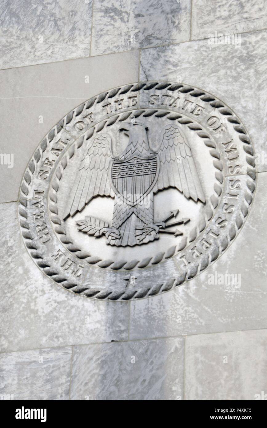 Great Seal of the State of Mississippi. Charlotte Capers Building (1972 ...