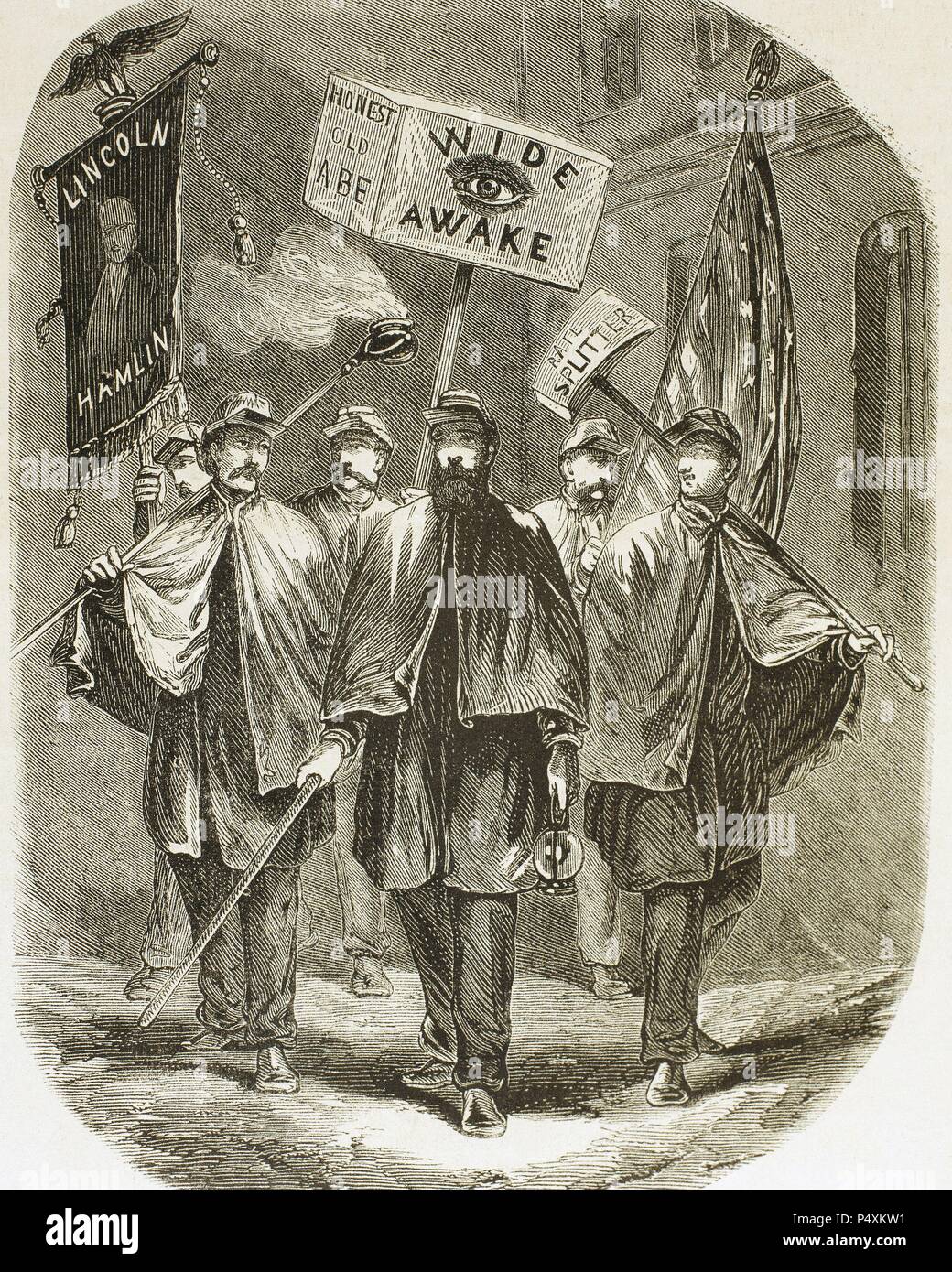 1860 election america hi-res stock photography and images - Alamy