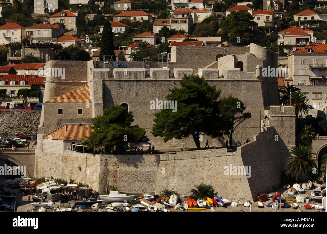 CROATIA. DUBROVNIK. Fort Revelin Stock Photo - Alamy