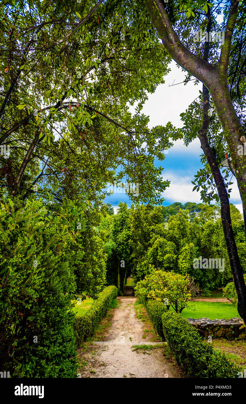 Italy Sardinia Sassari Monserrato Park Stock Photo - Alamy